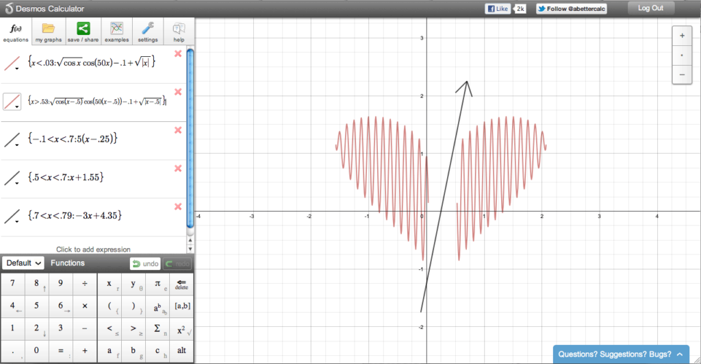 Desmos Launches HTML5 Calculator Inspired By Valentine's Day | Getting ...