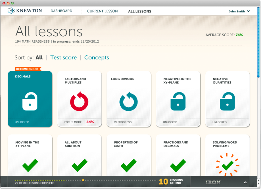 Knewton Engages Students With Personalized, Adaptive Math Courses ...