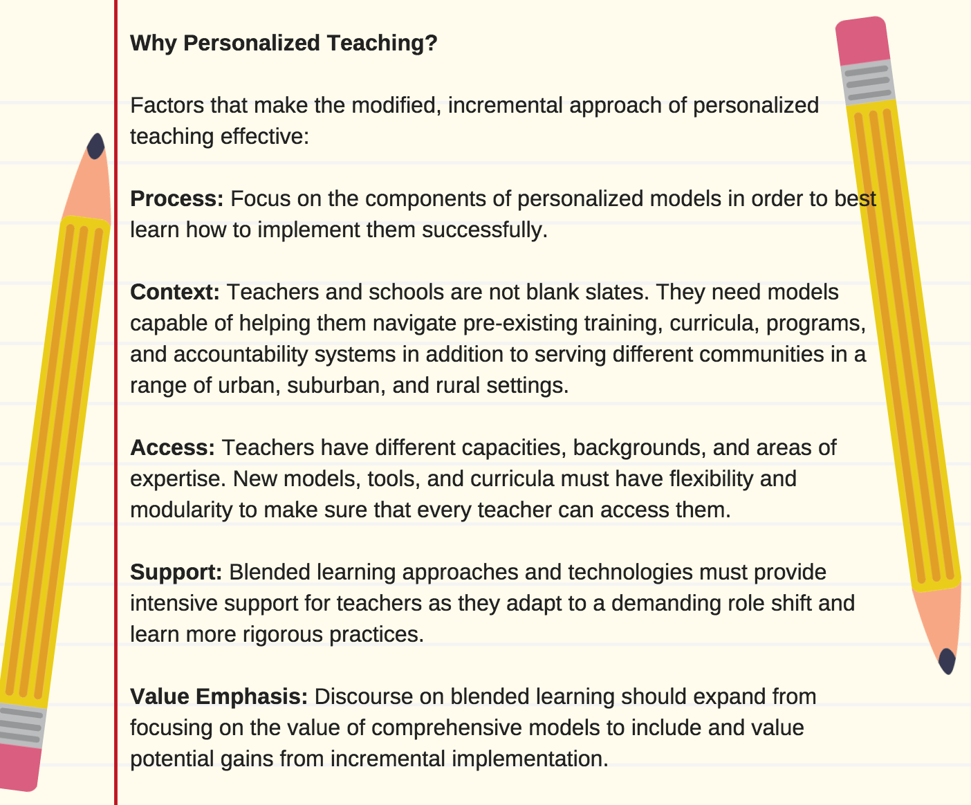 We Had to Personalize Teaching to Personalize Learning We Had to Personalize Teaching to Personalize Learning